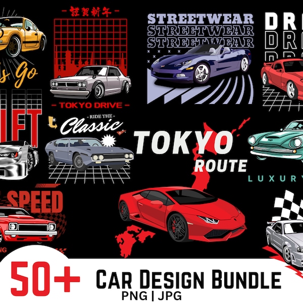 Jdm Car Design for T-shirt ,jdm Gang,jdm Car Clipart , Jdm Car Bundle ...