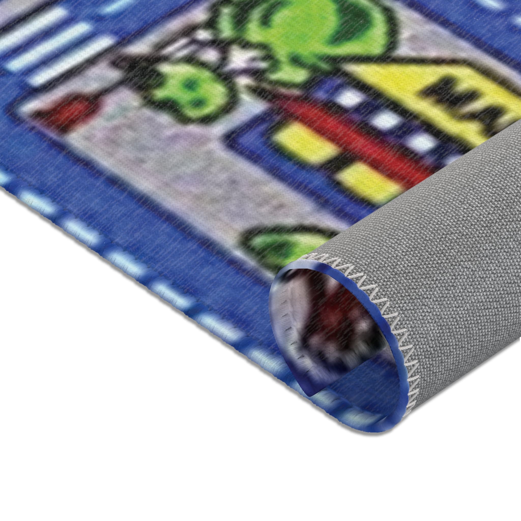 90'S Retro Roadmap Rugs for Kids- Vintage Inspired. Retro Road Map Rug ...