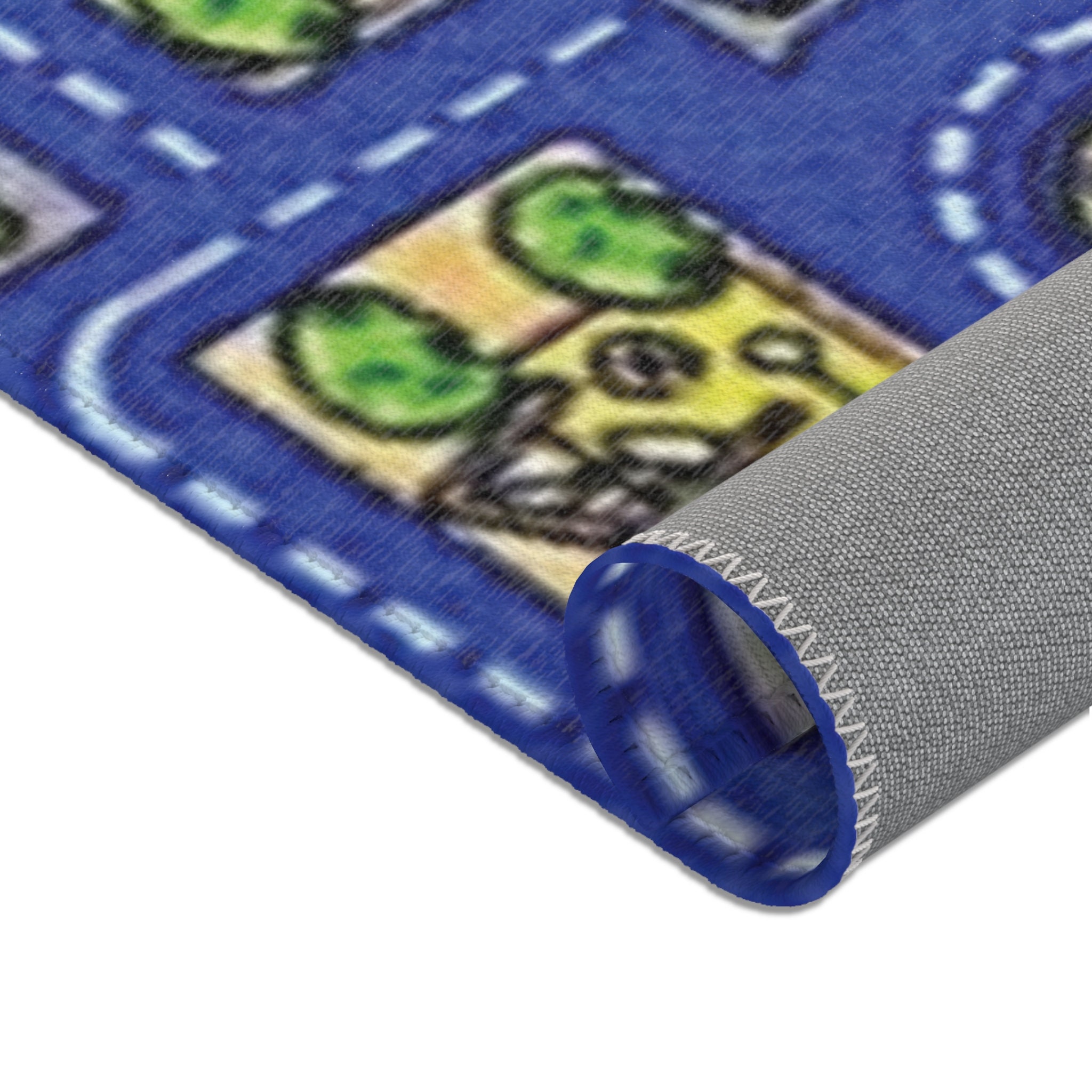 90'S Retro Roadmap Rugs for Kids- Vintage Inspired. Retro Road Map Rug ...