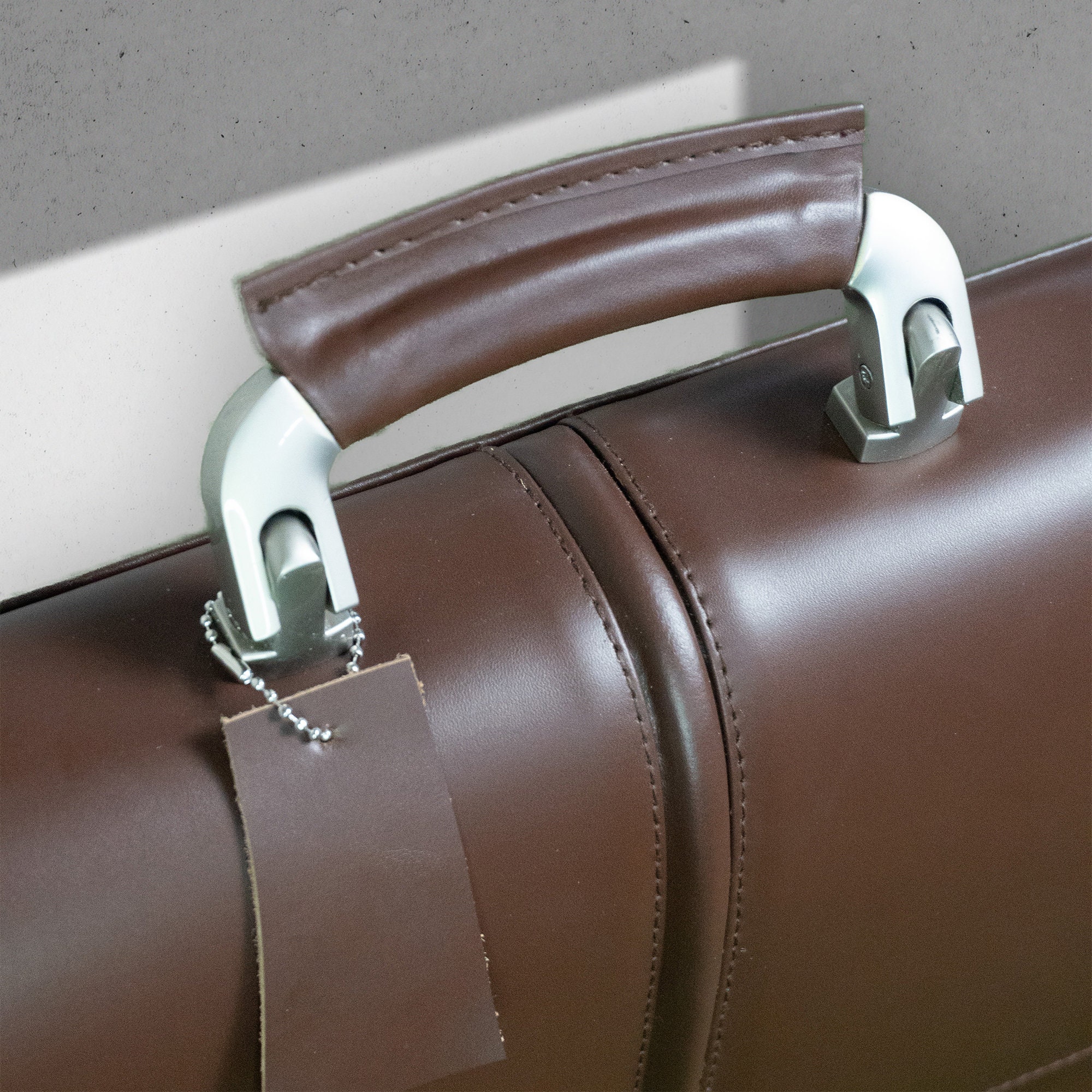 Leather Briefcase With Handle & Straps for Men and Women - Etsy