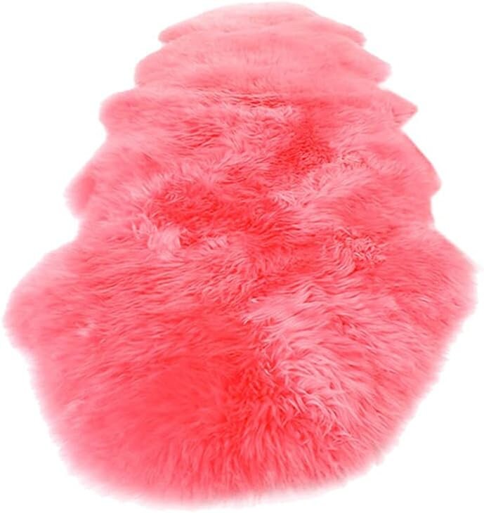 Genuine Sheepskin Rug Fuschia Pink Sheep Skin Rug Premium New Etsy