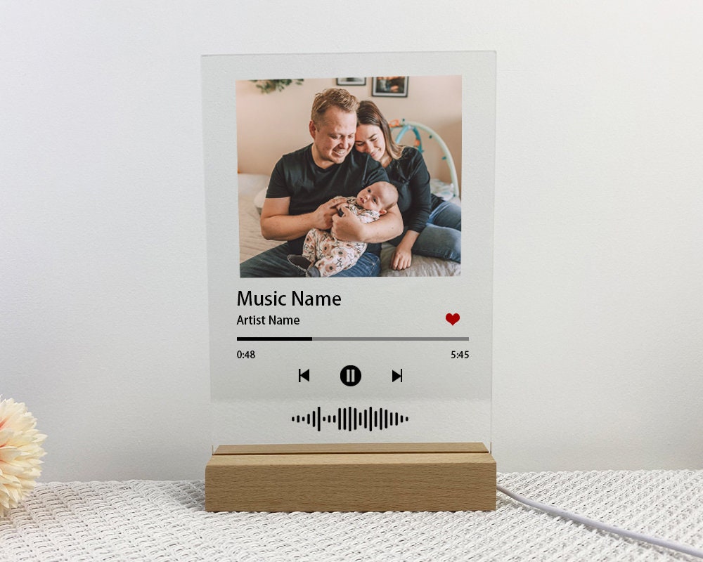 Custom Music Song Plaque Custom Couple Picture Plaque - Etsy