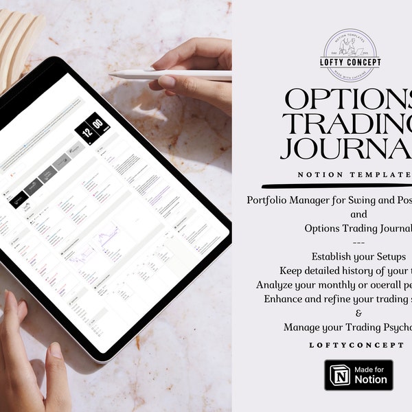 Trading Journal Template - Etsy