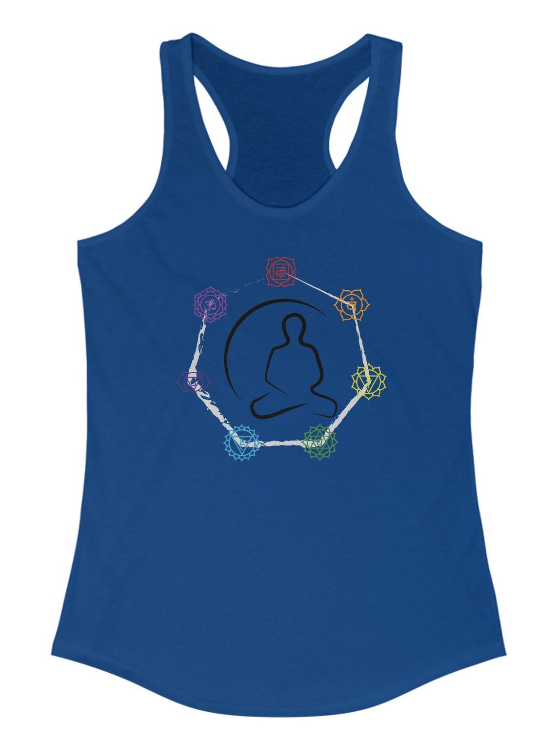 Seven Chakra Tank-top, Chakra Tank, Meditation Tank Tops, Chakra Gift ...