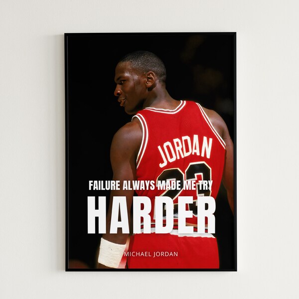 Michael Jordan Failure Poster - Etsy