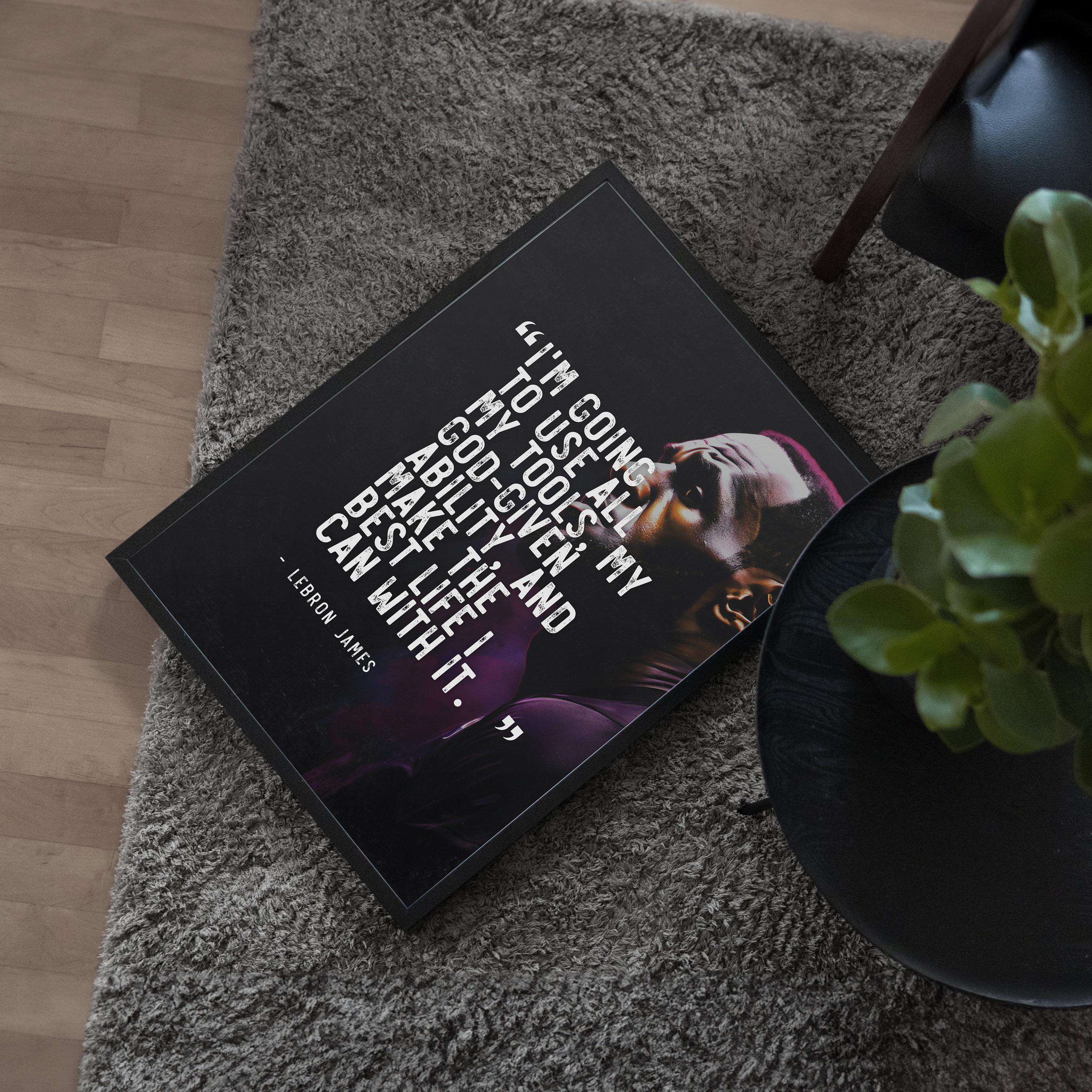 Lebron James Poster Inspirational Quote NBA Wall Art NBA - Etsy