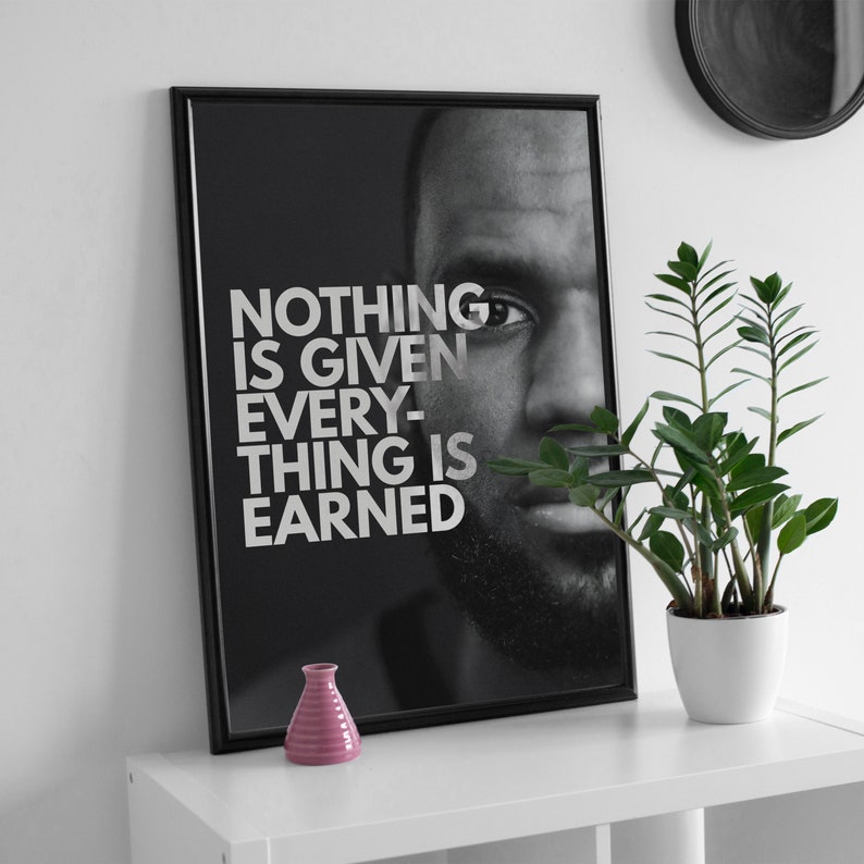 Lebron James Poster LA Lakers Poster NBA Poster Sports Art Basketball ...