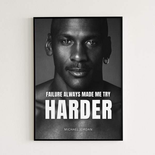 Michael Jordan Failure Poster - Etsy