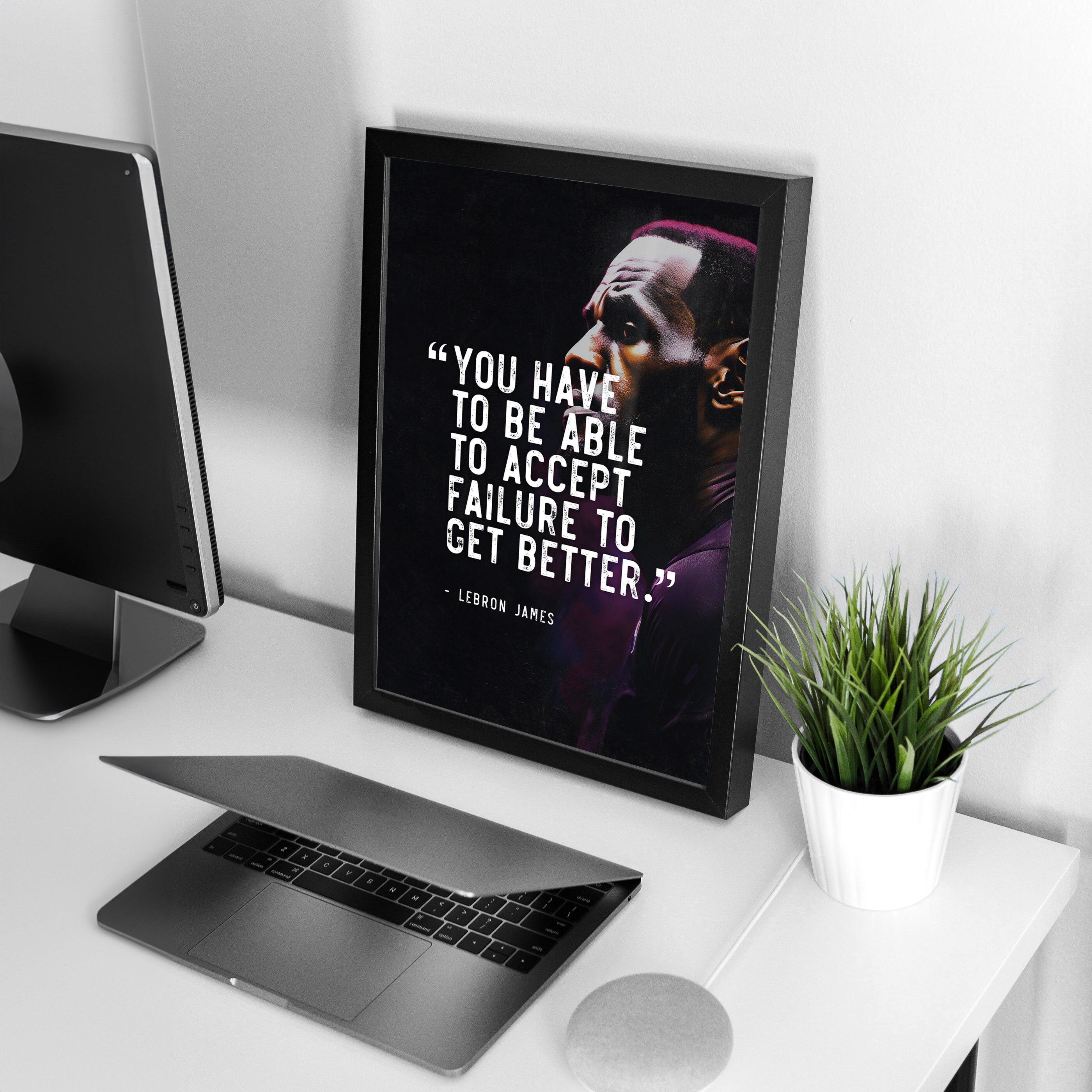 Lebron James Poster Inspirational Quote NBA Wall Art NBA - Etsy