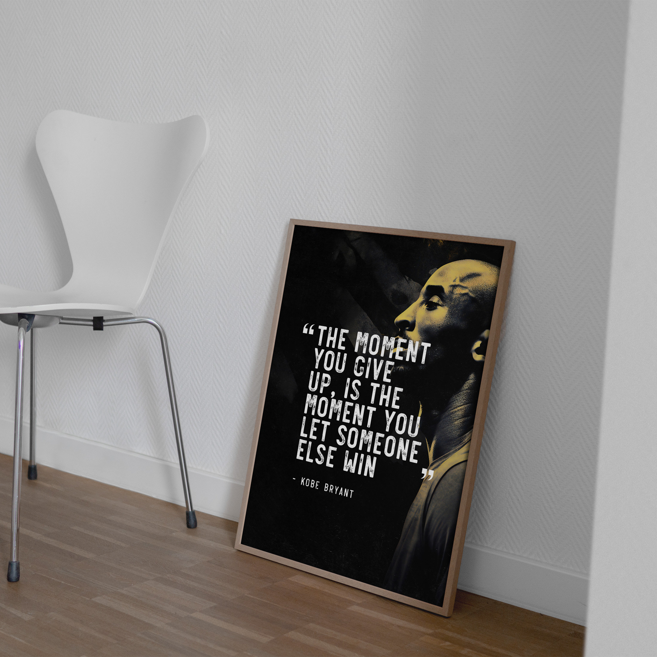 Kobe Bryant Poster Inspirational Quote NBA Wall Art NBA Legend LA ...