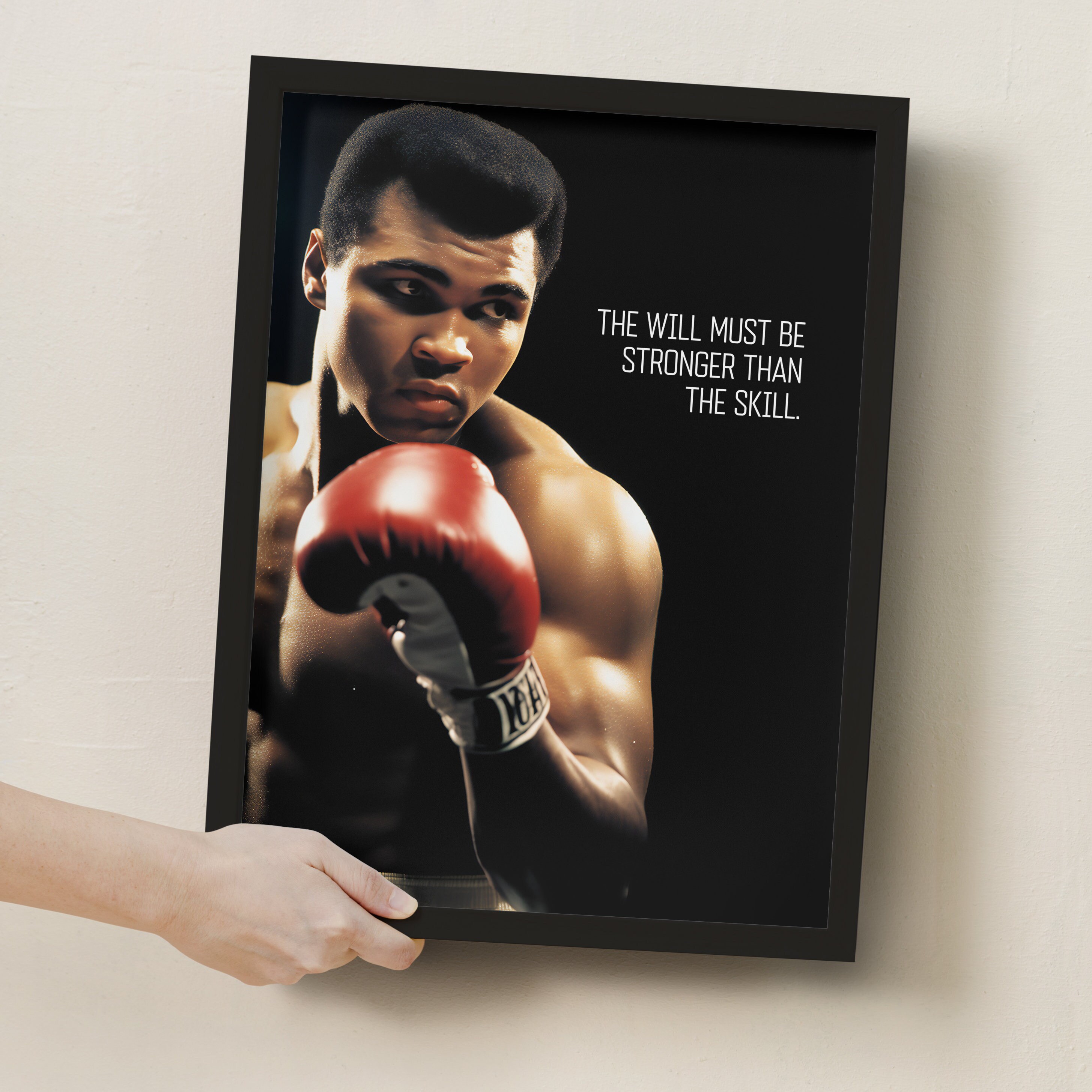 Muhammad Ali Poster Man Cave Boxing Gift for Him Muhammad Ali Printable ...