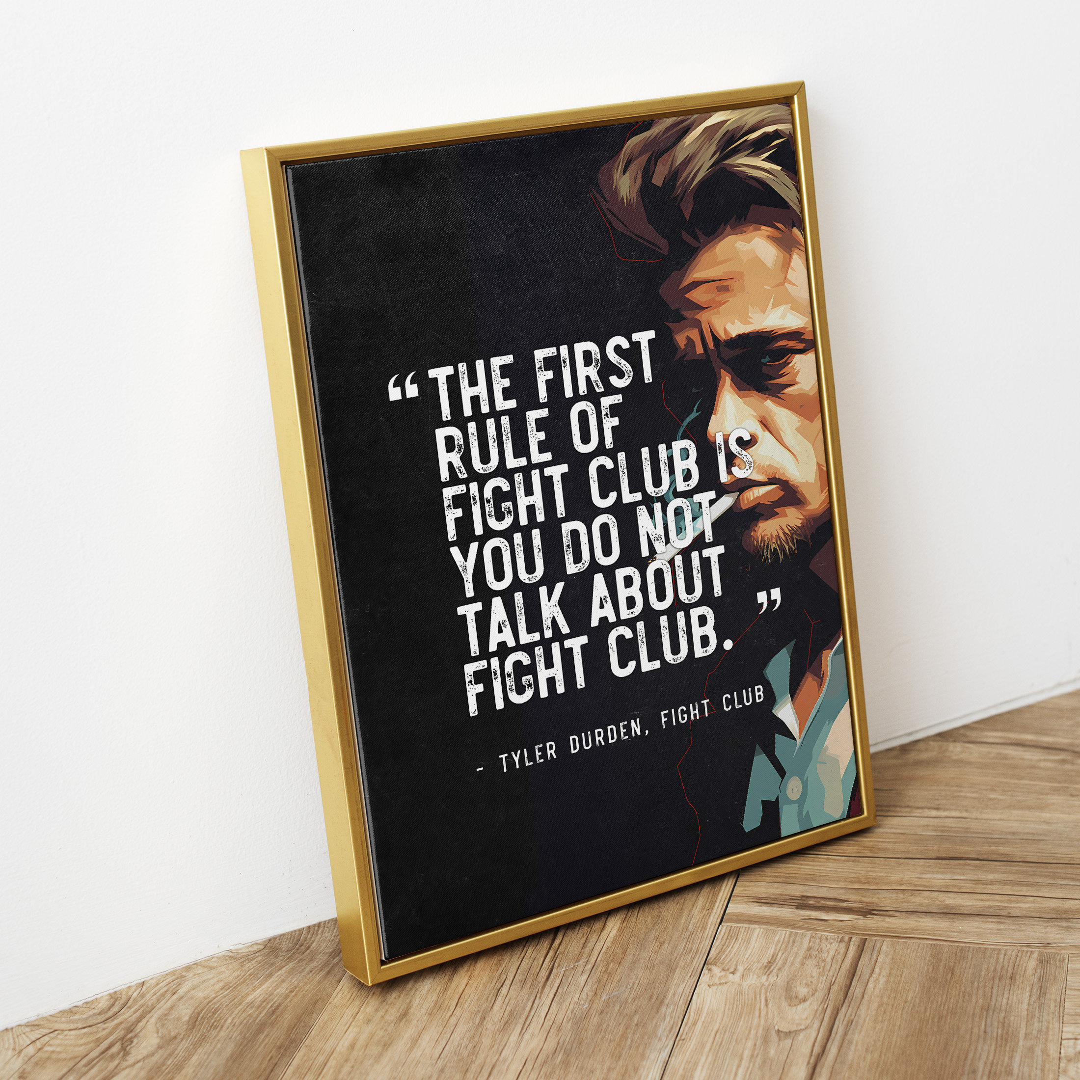 Fight Club Poster Movie Poster Man Cave Movie Gift for Him Printable ...
