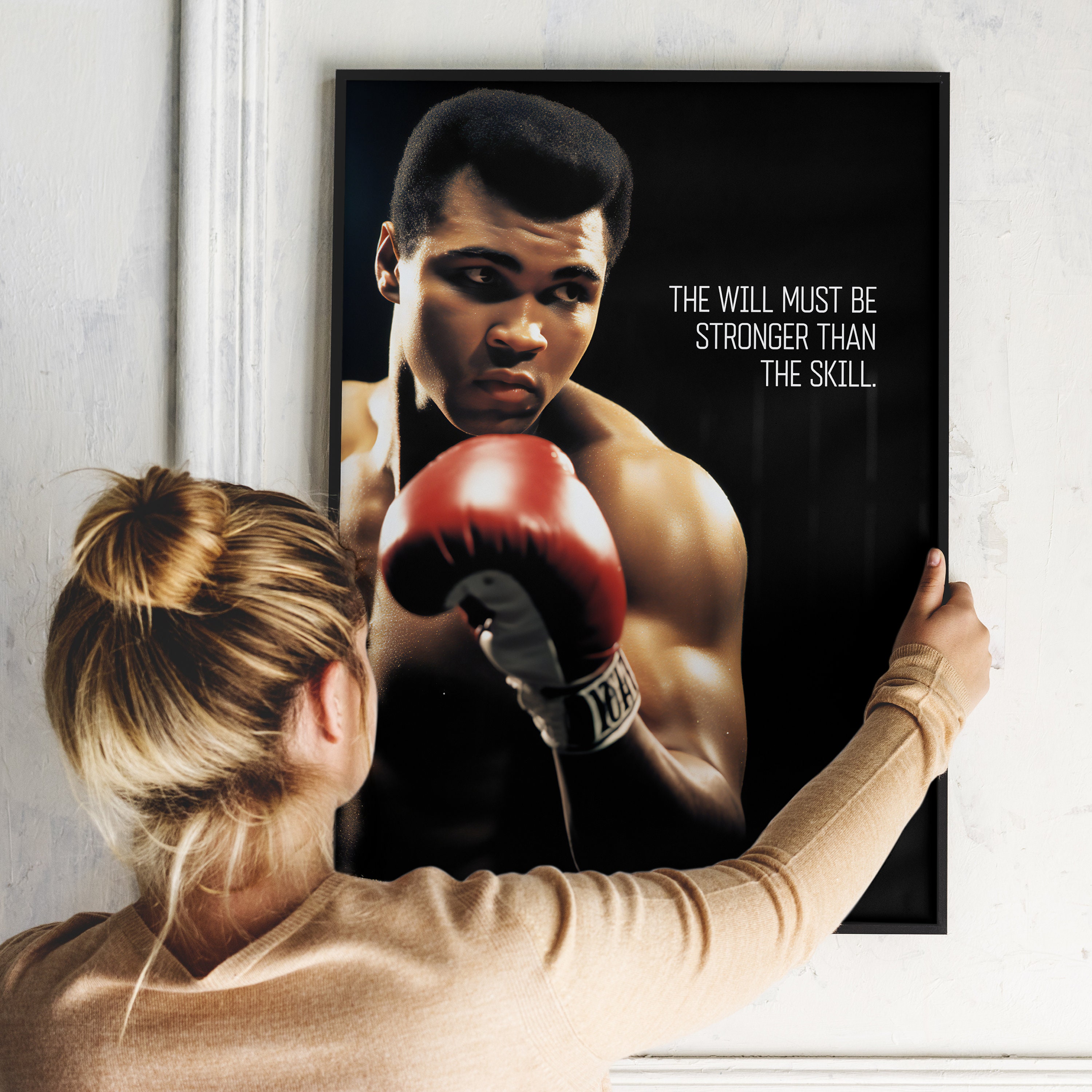 Muhammad Ali Poster Man Cave Boxing Gift for Him Muhammad Ali Printable ...