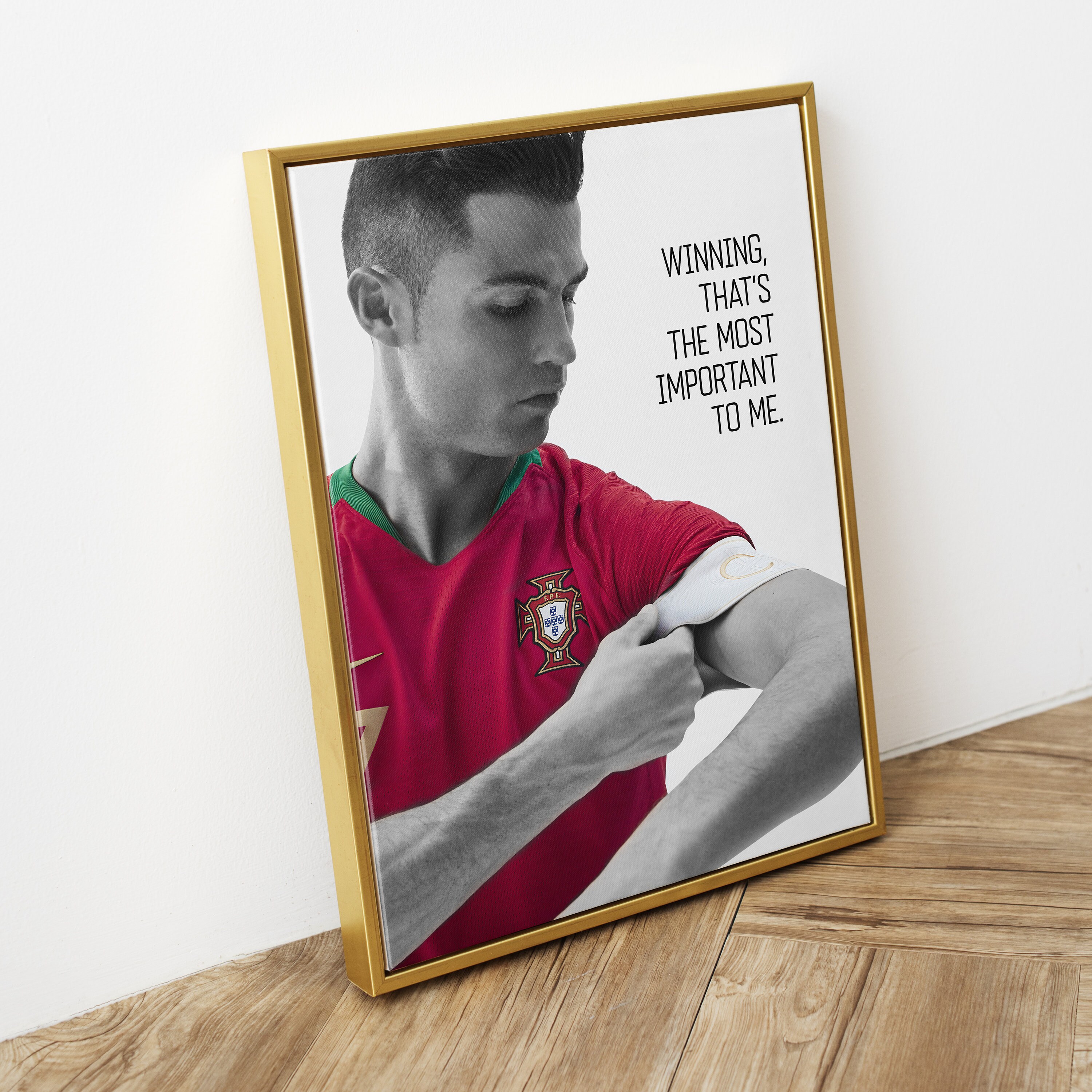 Cristiano Ronaldo Poster Soccer Jersey Portugal CR7 Poster Football ...