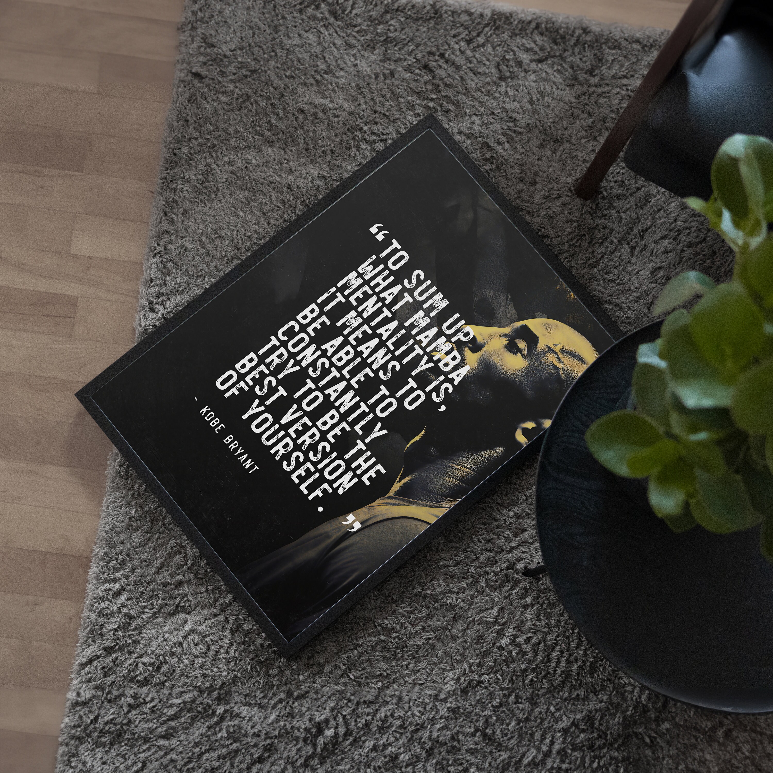 Kobe Bryant Poster Inspirational Quote NBA Wall Art NBA Legend - Etsy