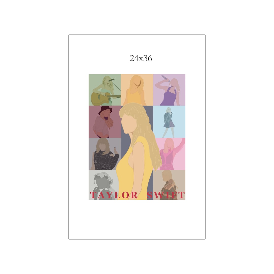 Taylor Swift Eras Poster 24x36 - Etsy