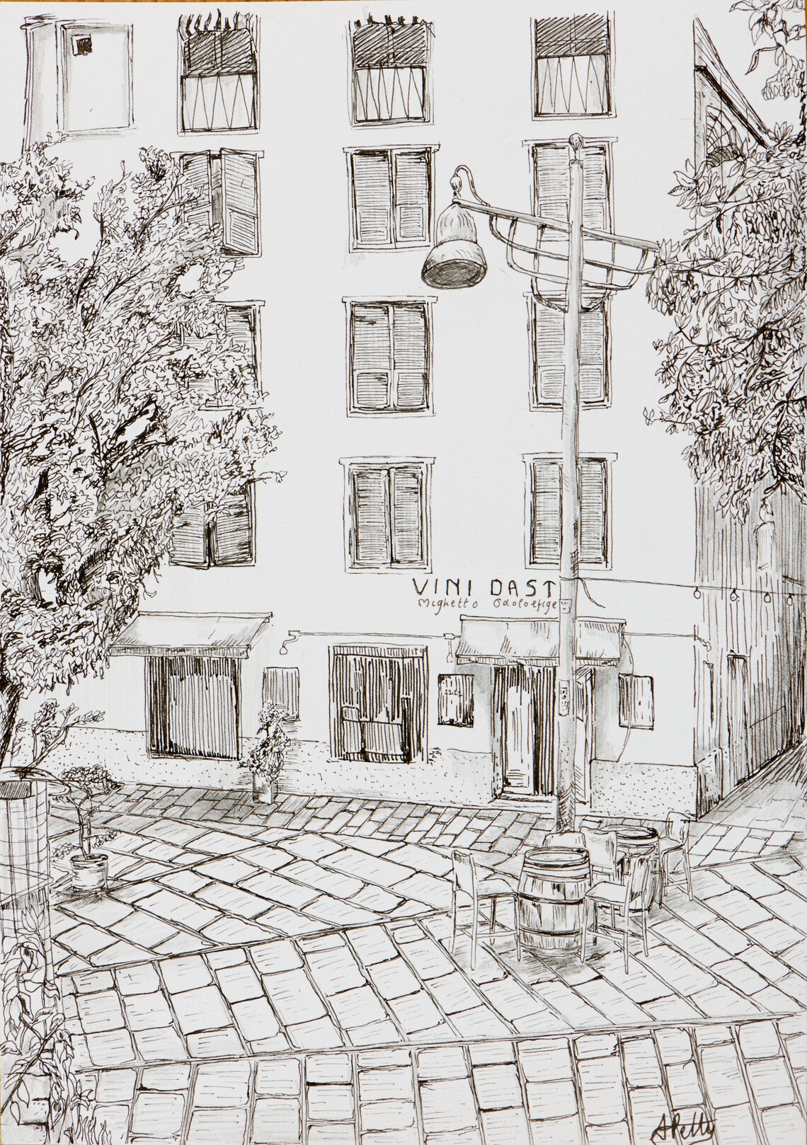 Hand Drawn Bespoke Sketch, Personalised Pen and Ink Art, Favourite ...