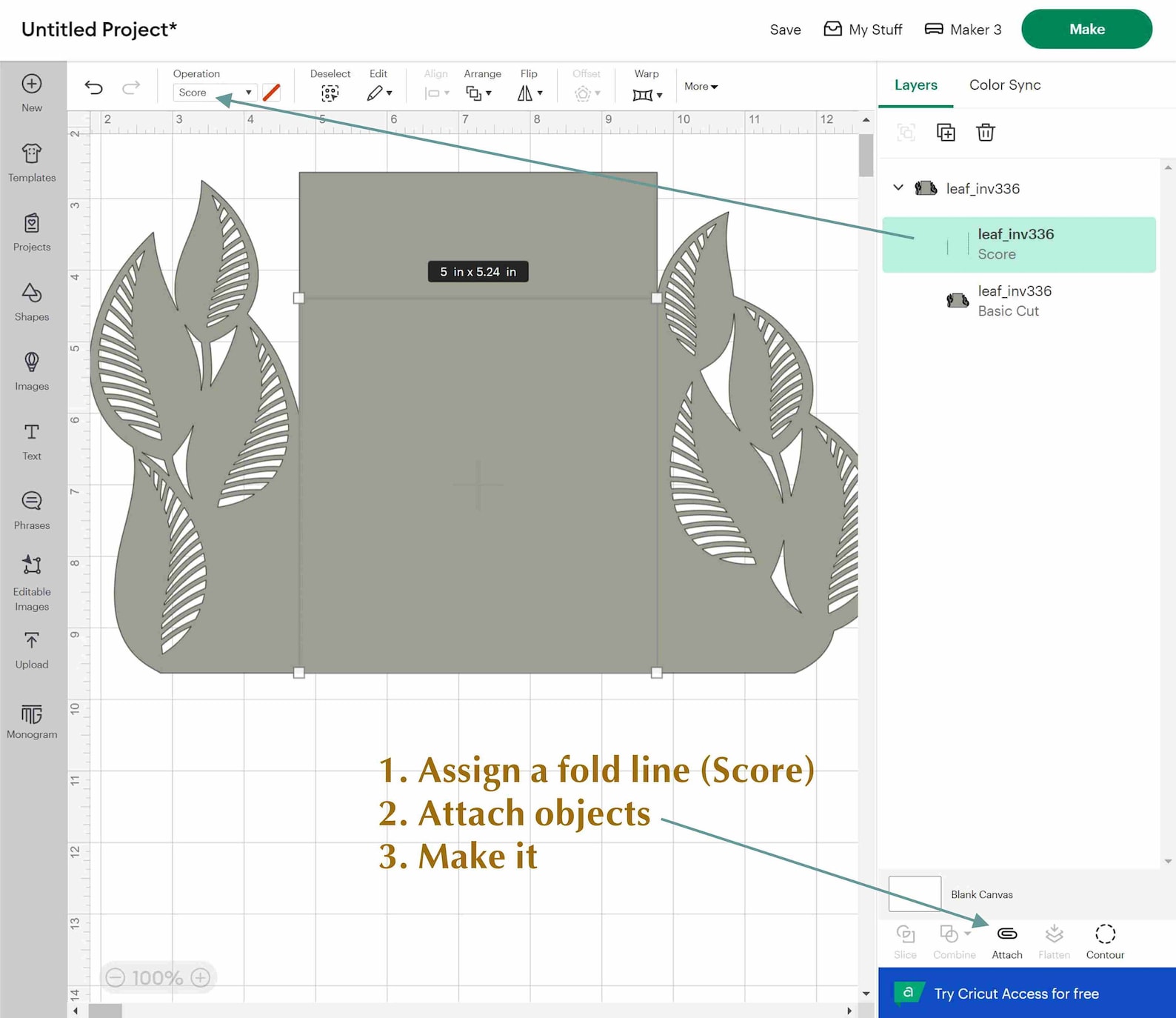 Wedding Invitation Svg Template, Dry Leaf Gatefold Invite Card ...