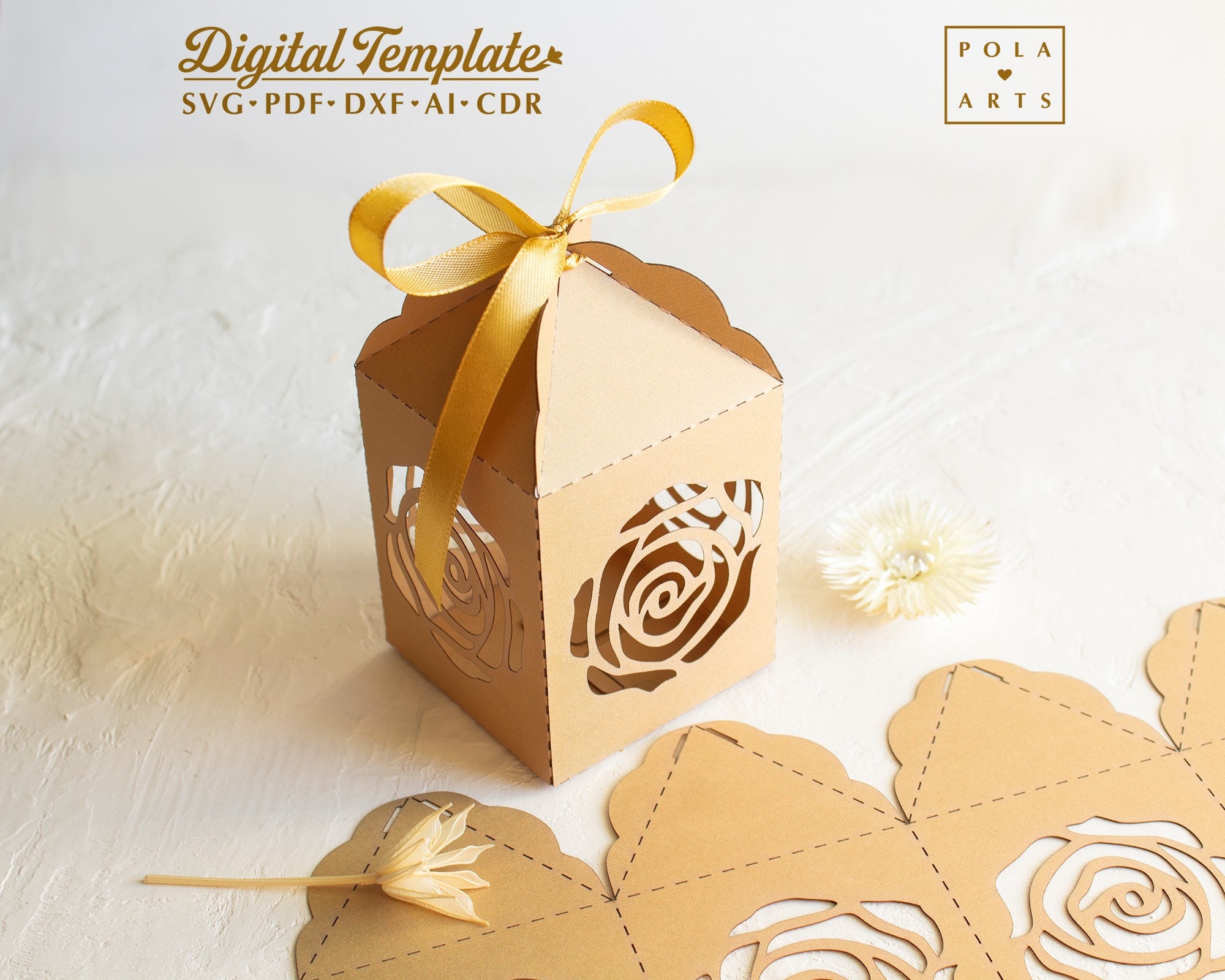 Printable Box Template Wedding