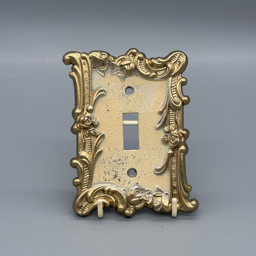 Vintage Light Switch Cover Plates 1960’s Electrical Plate Charm-n-style ...