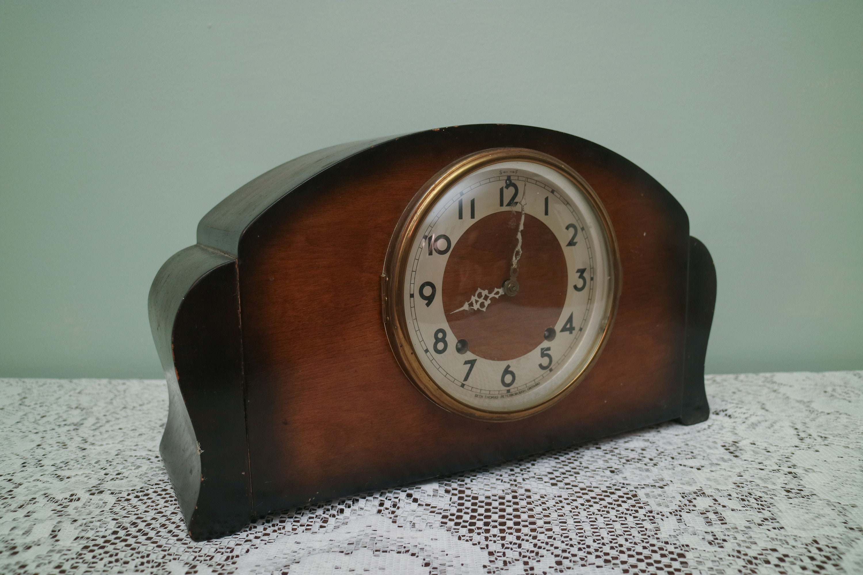 Vintage Mantle Clock by Seth Thomas Clocks Western Clock Company ...