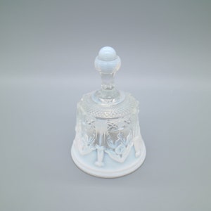 Vintage Fenton French Opalescent Sable Arch 6” Glass Bell L1023C20 - Etsy