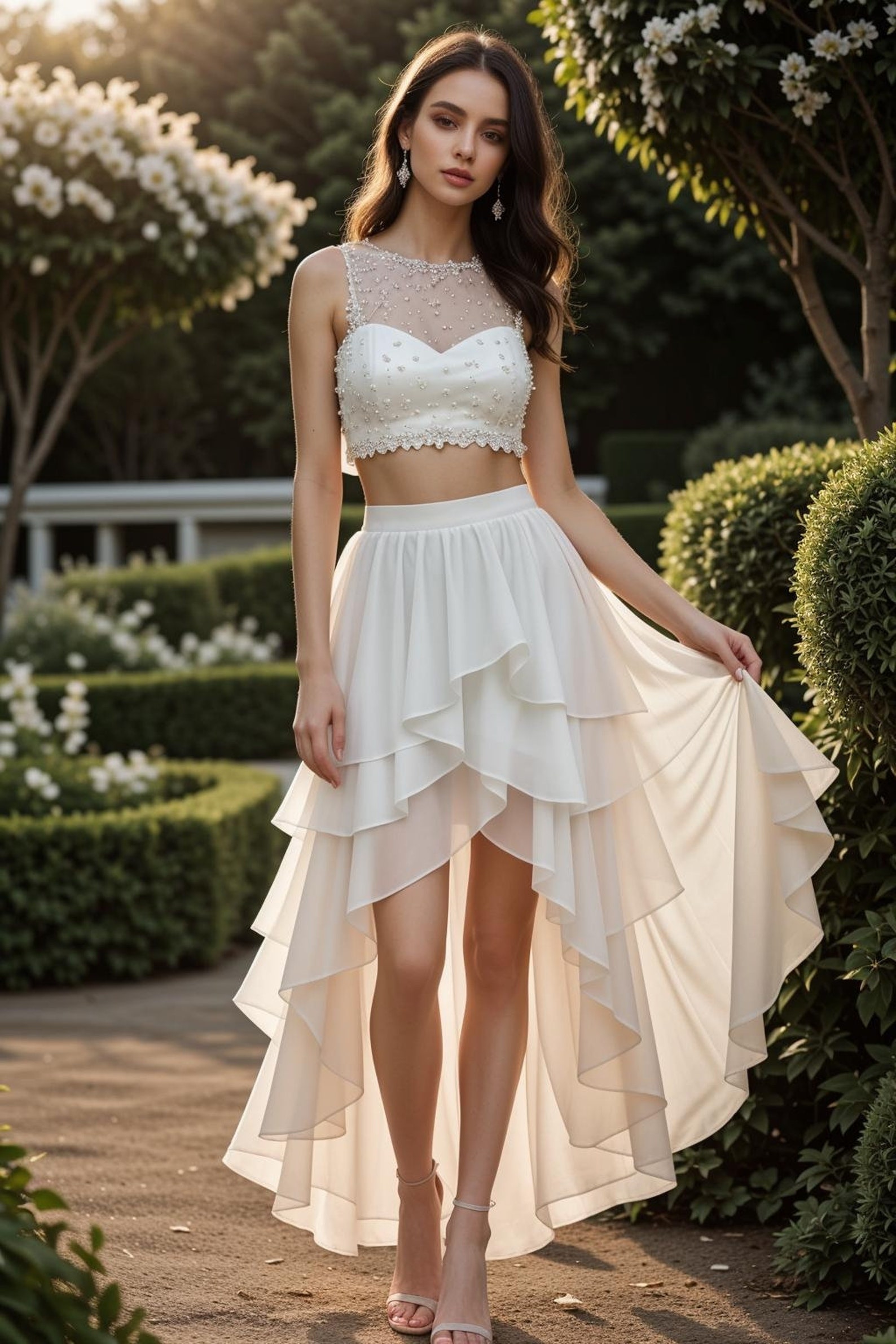 Naaipatroon Gevorderd Beginner: Gelaagde Rok Met Ruches - Etsy