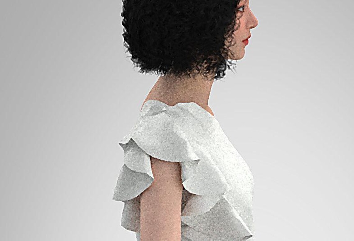 Sewing Pattern Beginners One-shoulder Top - Etsy