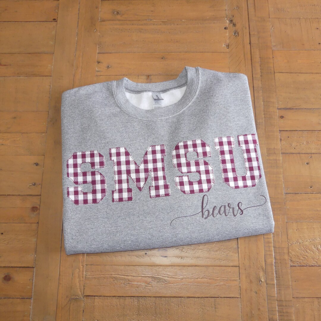 Southwest Missouri State University L SMSU Applique Sweatshirt L SMSU ...