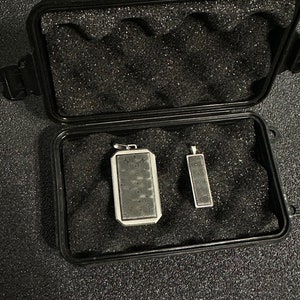 His and Hers Raindrop Damascus Pendant Set - Etsy