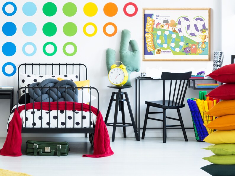 Printable Reward Chart, Monster Theme, Goal Setting, Motivational Tool ...