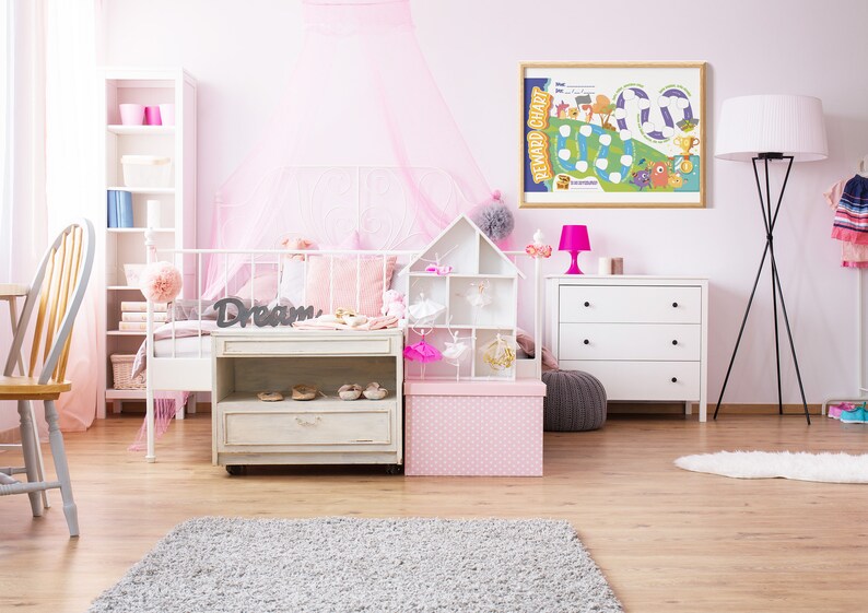 Printable Reward Chart, Monster Theme, Goal Setting, Motivational Tool ...