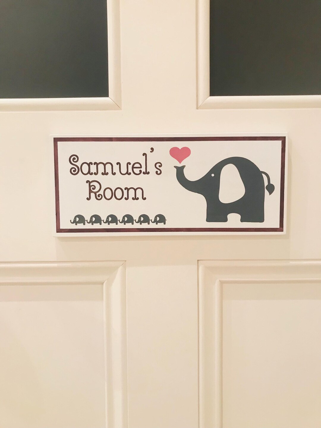 Childrens Personalised Bedroom Door Sign Childs Name Sign Handmade Gift ...