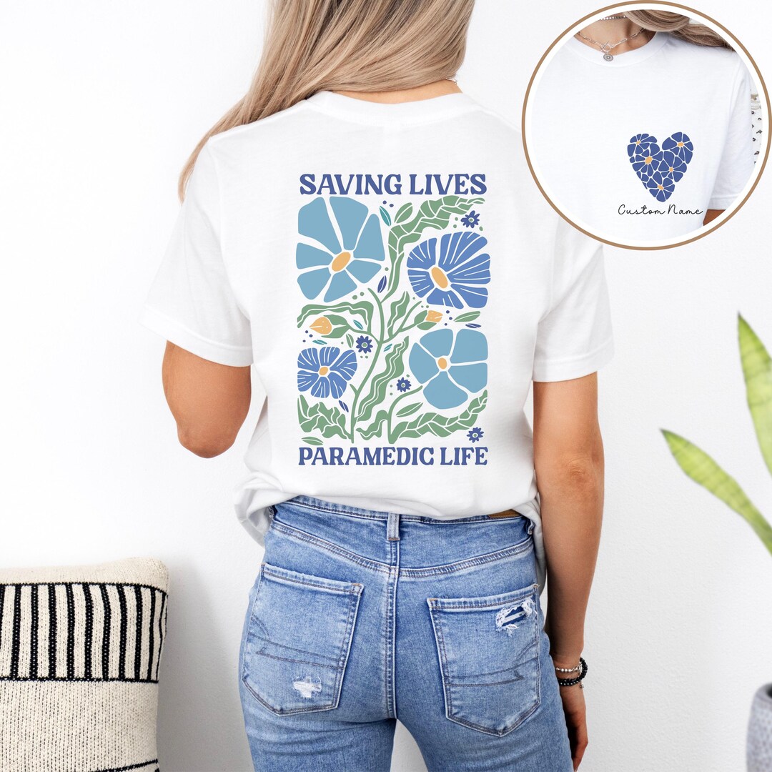 Personalized Paramedic Shirt, Custom Paramedic Gift, Paramedic ...