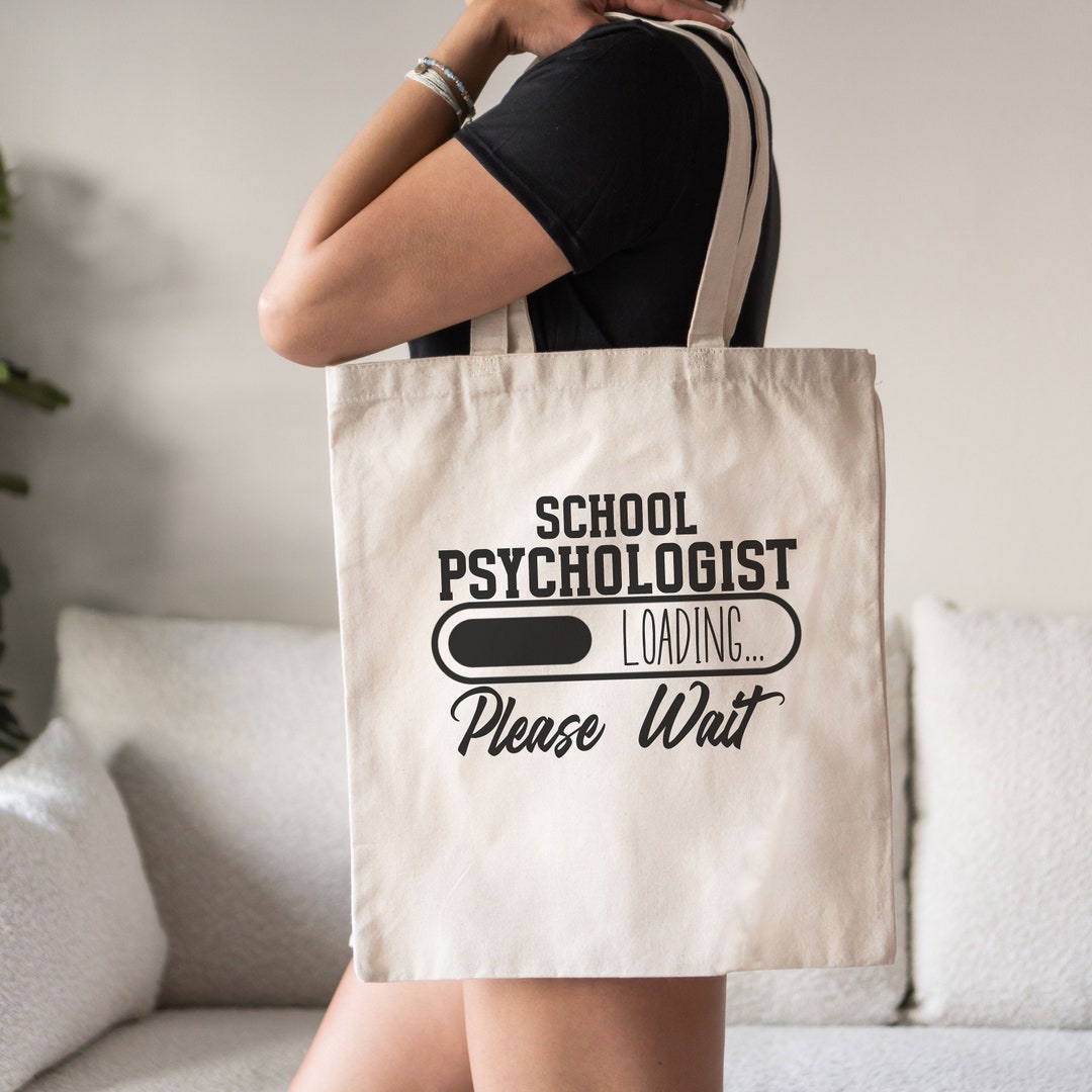 Future School Psychologist Tote Bag, College Student Tote Bag, Canvas ...