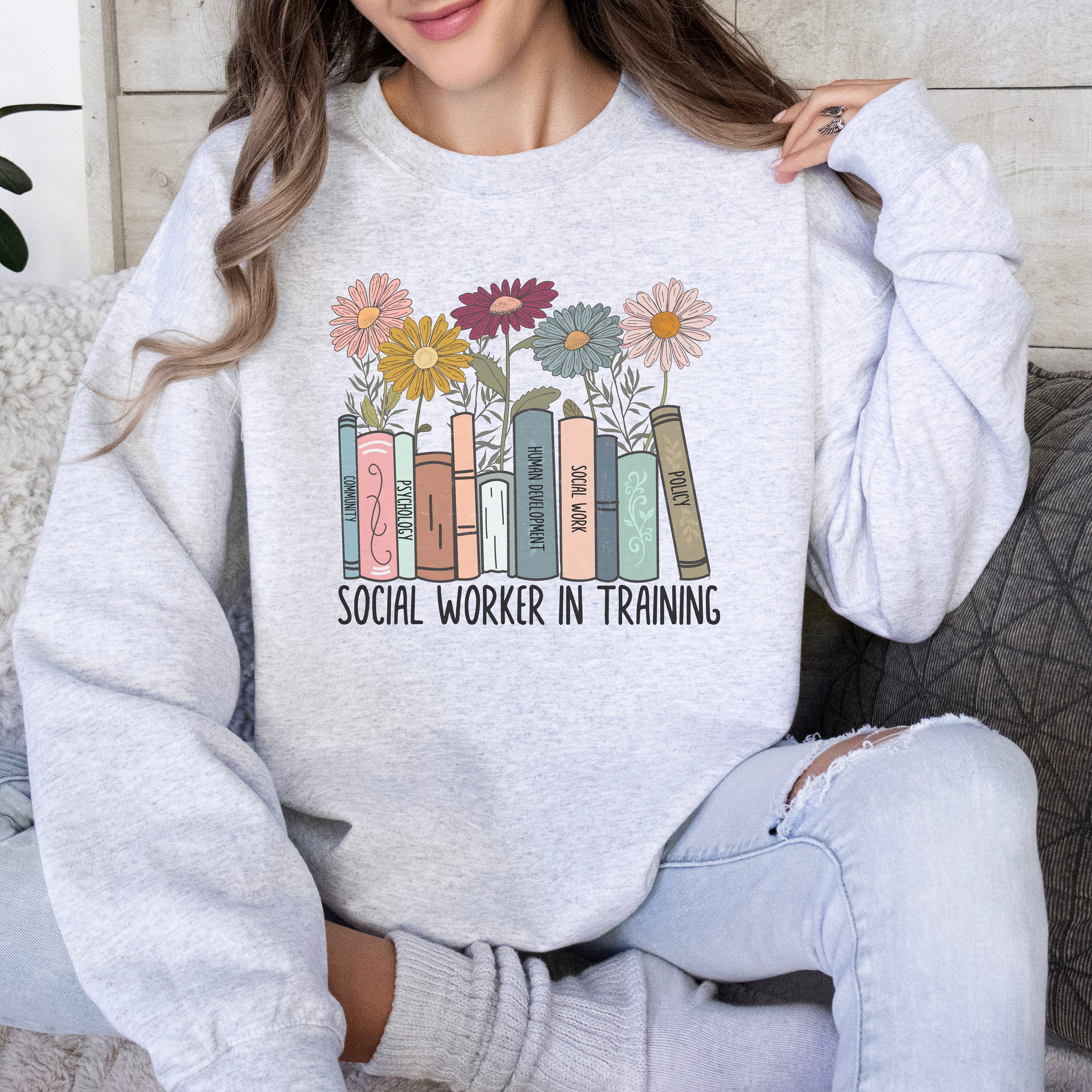 Social Worker Sweatshirt, Future Social Worker, Social Work Student ...