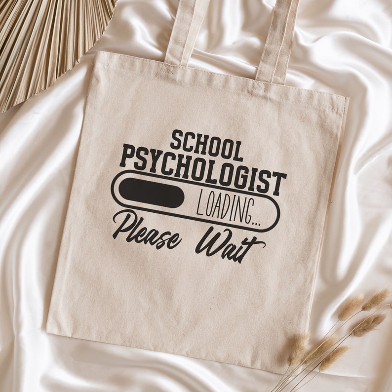 Future School Psychologist Tote Bag, College Student Tote Bag, Canvas ...
