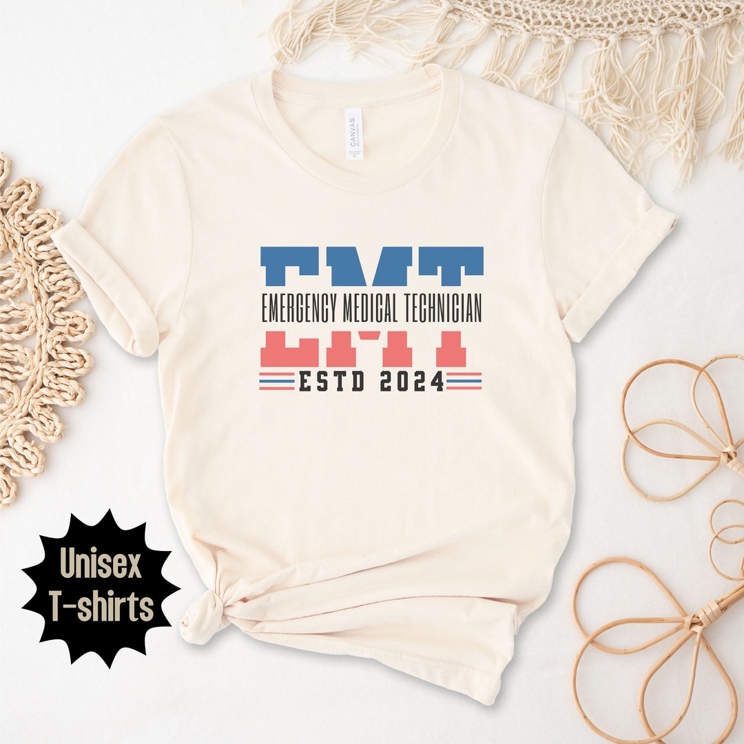 Personalized EMT Shirt, Custom Emergency Technician Tshirt, Emergency ...