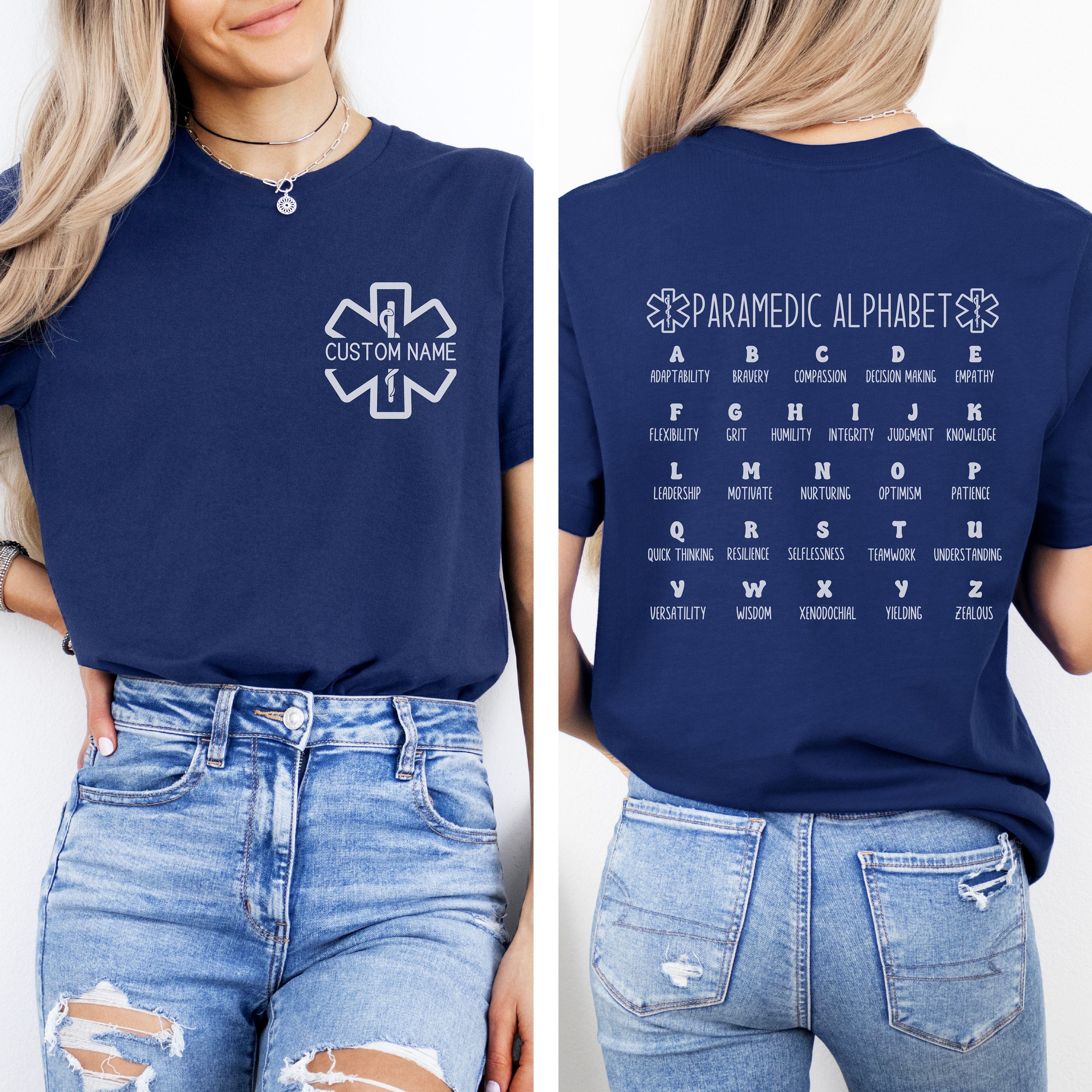 Personalized Paramedic Tshirt, Unisex Paramedic Shirt, Custom Paramedic ...