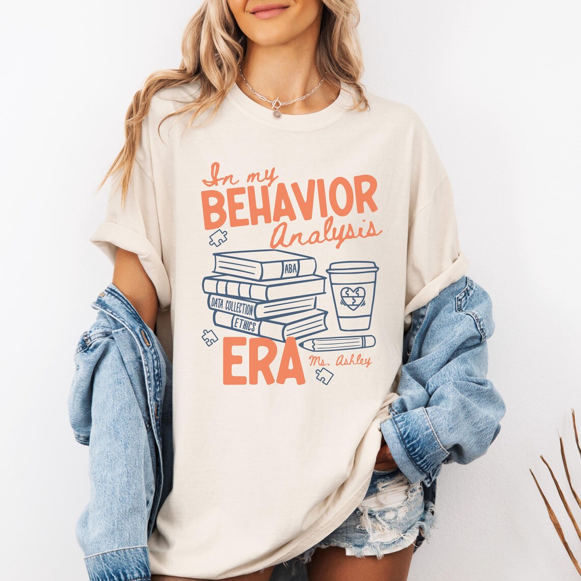 Personalized Registered Behavior Technician Comfort Colors® Shirt, ABA ...