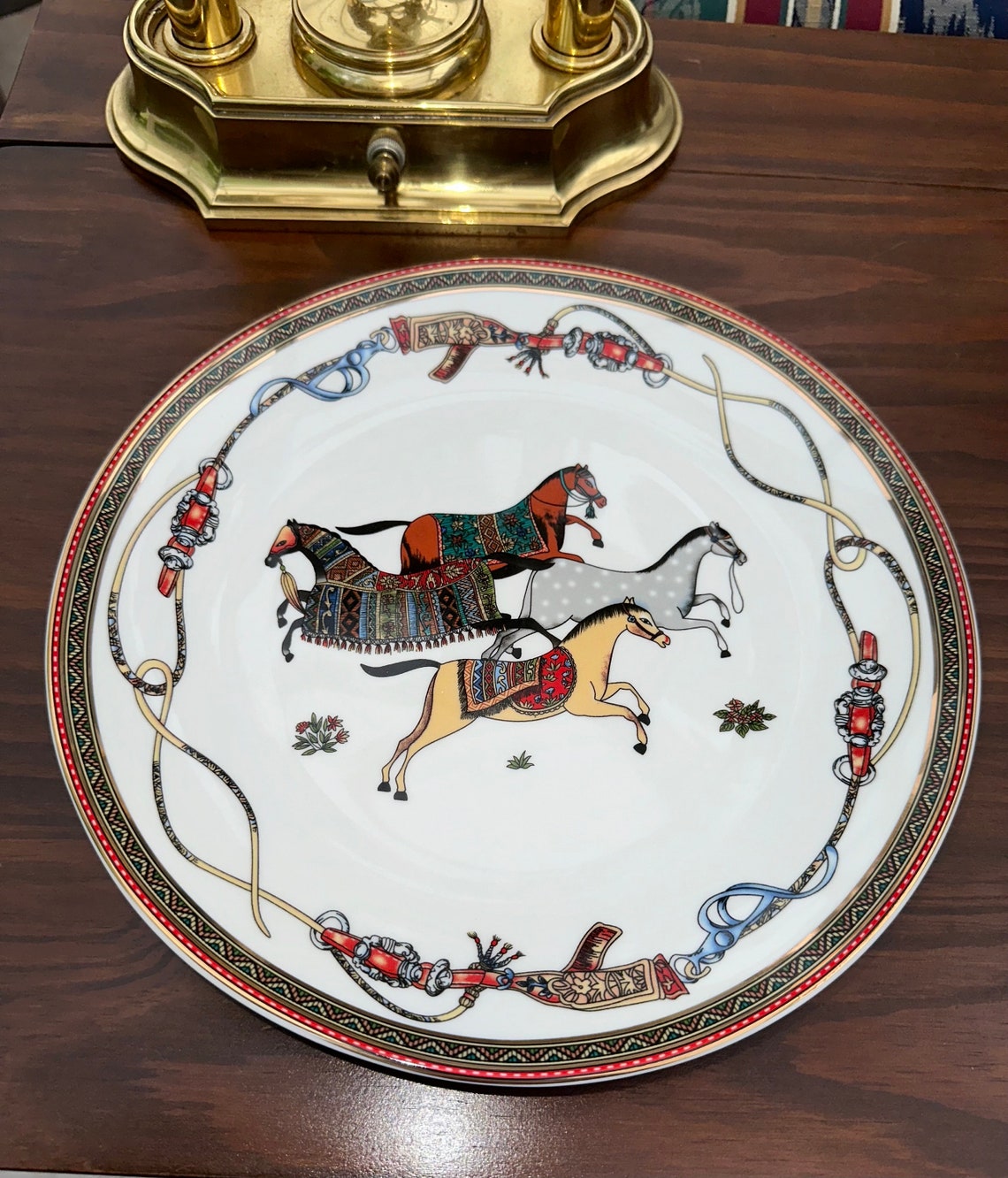 Large Decorative Horse Buckle Plate With Equistrian Design - Etsy