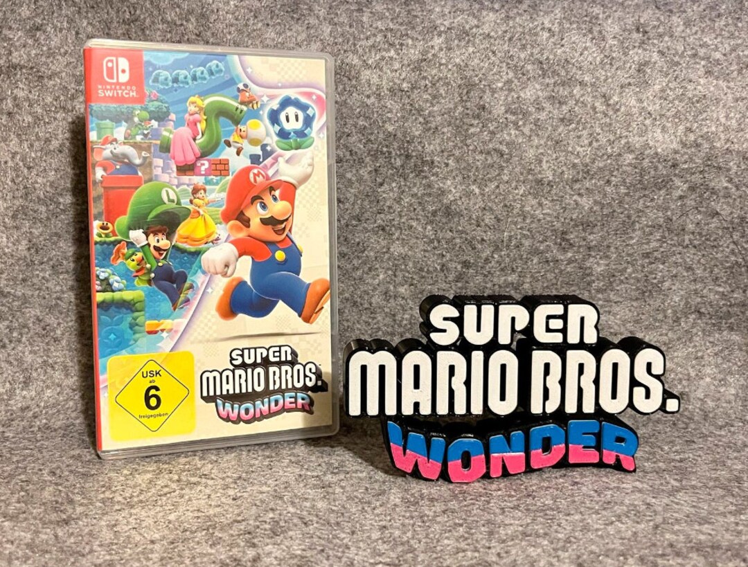 Super Mario Bros. Wonder Standee Logo Nintendo Switch - Etsy Australia