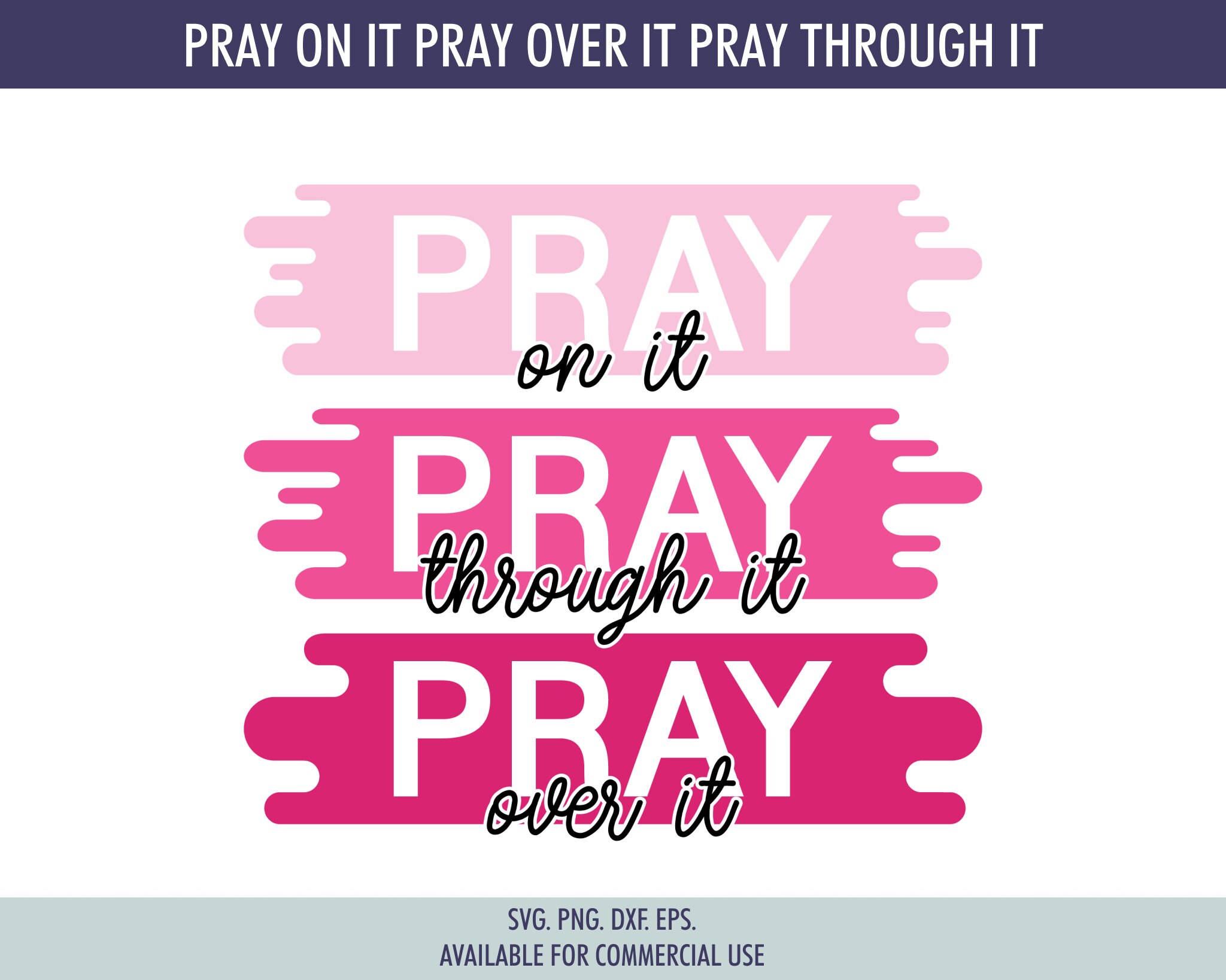 Pray on It SVG Bible Verse Svg God Svg Child of God Svg - Etsy Australia