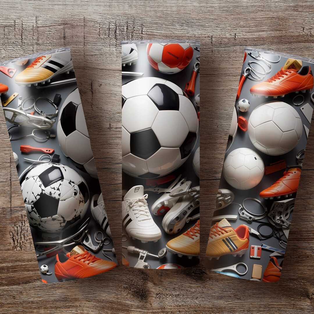 Athletic Soccer Football Tumbler Wrap - DIGITAL DOWNLOAD for ...