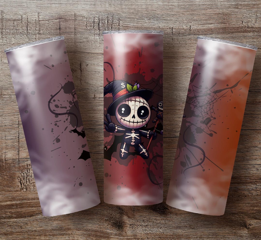 Voodoo Skeleton Dude Doll Kawaii - DIGITAL DOWNLOAD for Sublimation ...