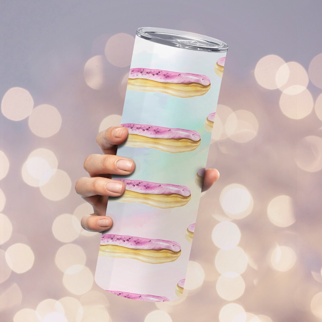 Eclair Tumbler Wrap DIGITAL DOWNLOAD for Sublimation 20oz Skinny ...