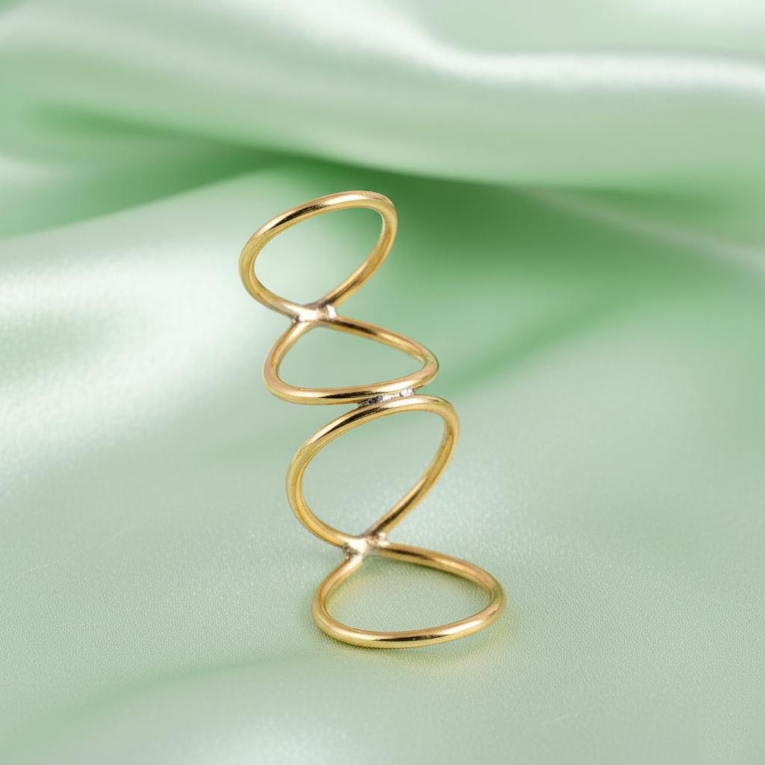 Arthritis Finger Splint Adjustable Sterling Silver 925 or Yellow Bronze ...