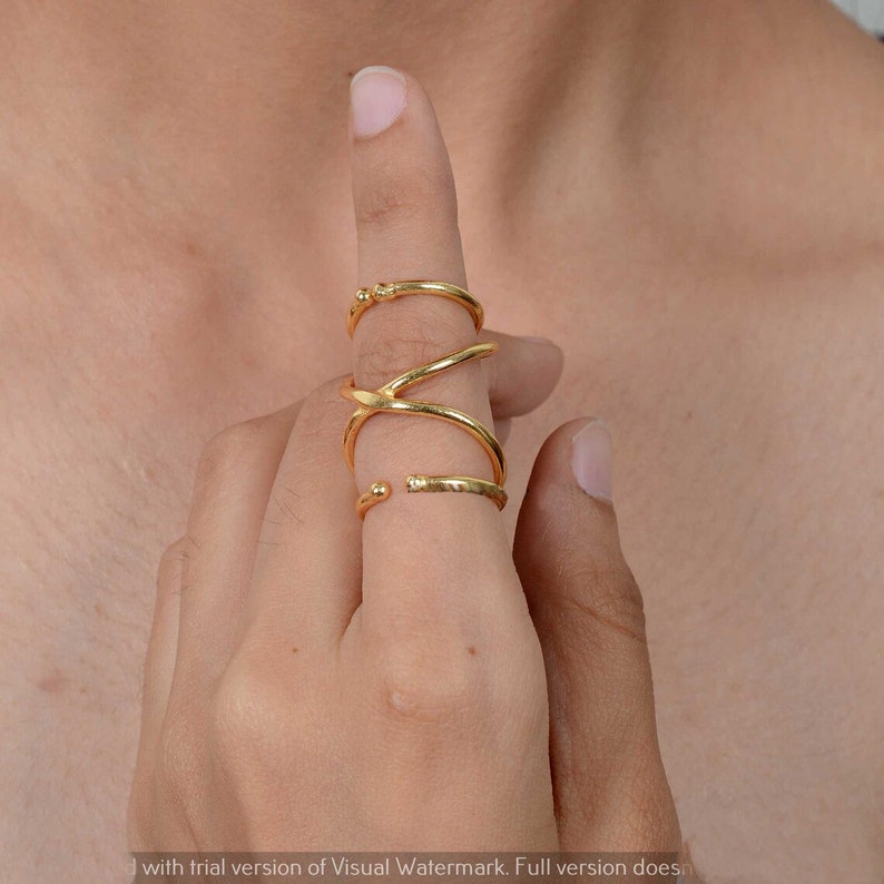 Swan Neck Deformity Silver Ring Splint 925 PIP Holes Design,arthitis ...