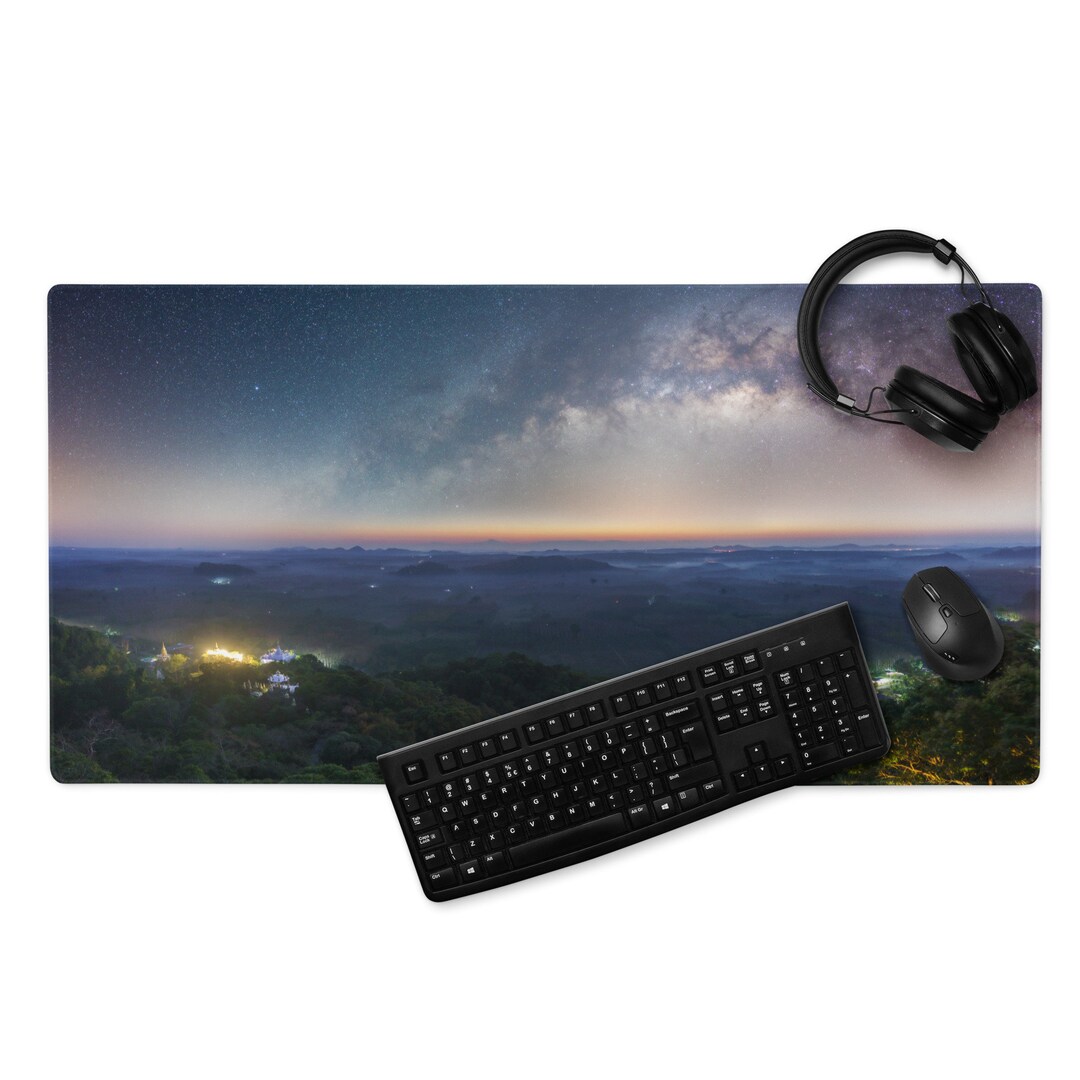 Night Sky Galaxy Mouse Pad Large, Desk Mat, Gaming Mouse Pad With ...