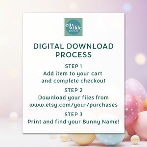 Whats Your Easter Bunny Name, Printable Party Game, Bunny Name Game ...